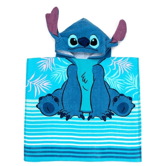 Disney | Other | Disney Stitch Hooded Poncho Towel | Poshmark